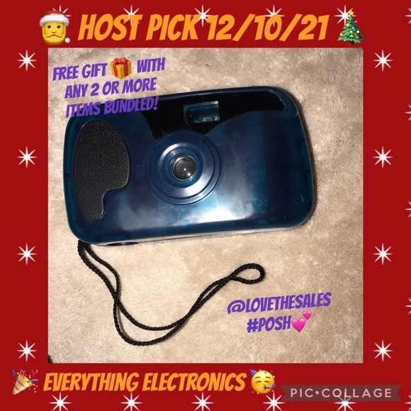 Cameras, Photo & Video | Old School Camera Clear Blue Plastic And Black ...